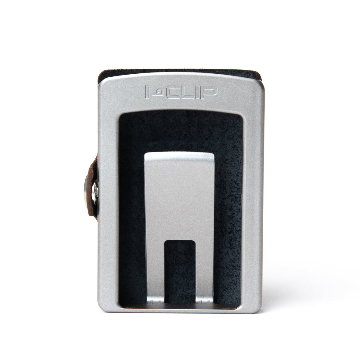 I-CLIP - AdvantageR Leather - Black / Metallic Gray Frame – I-CLIP USA